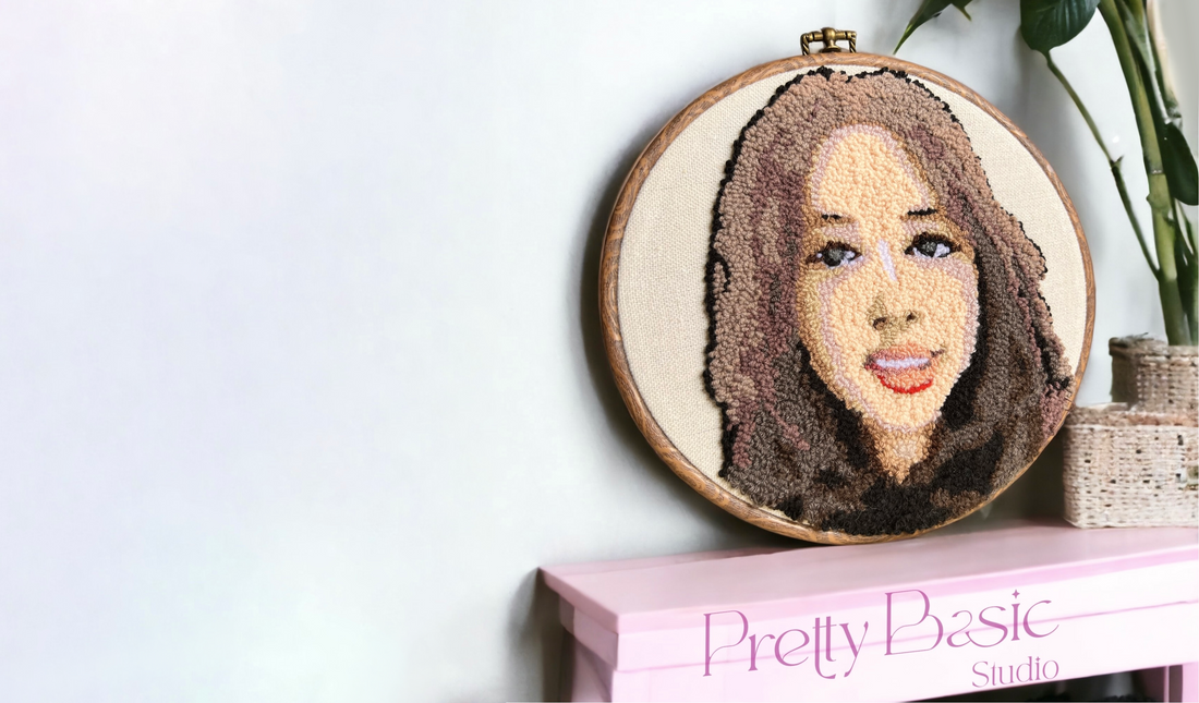 pretty basic craft studio for handmade tufting by punch needle decor ...